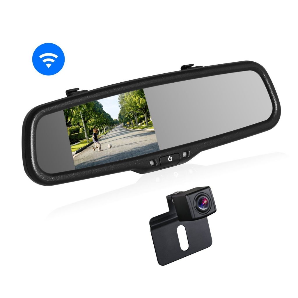 BOSCAM K2 Wireless Reversing Camera Kit, OEM Rear-View Mirror Monitor ...